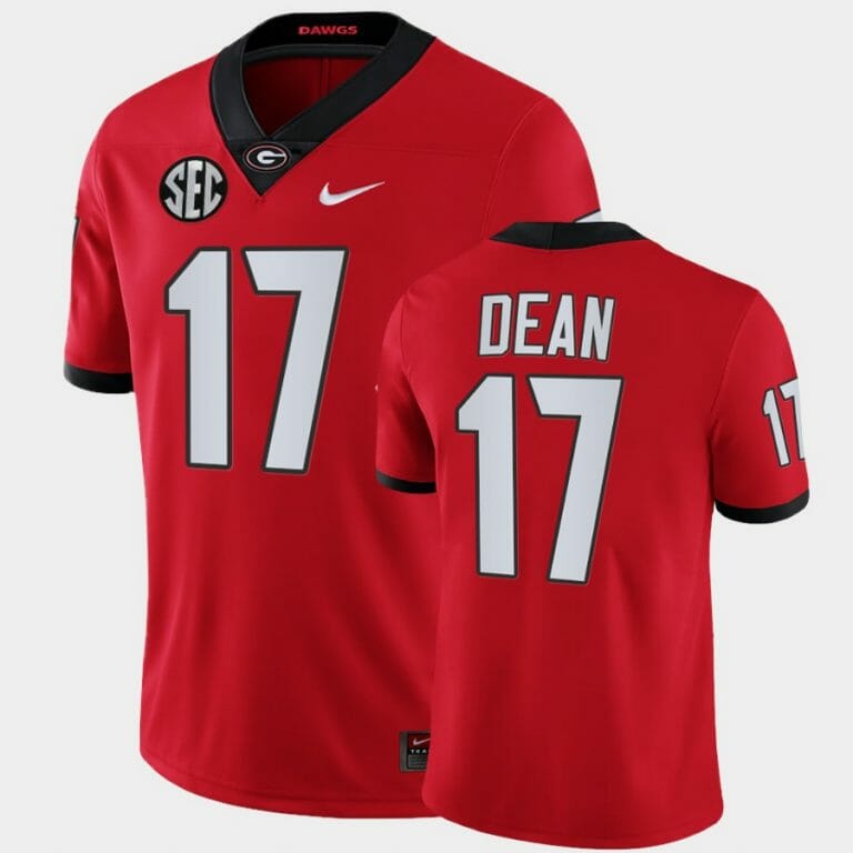 Georgia Bulldogs #17 Nakobe Dean Game NCAA College Football Jersey ...